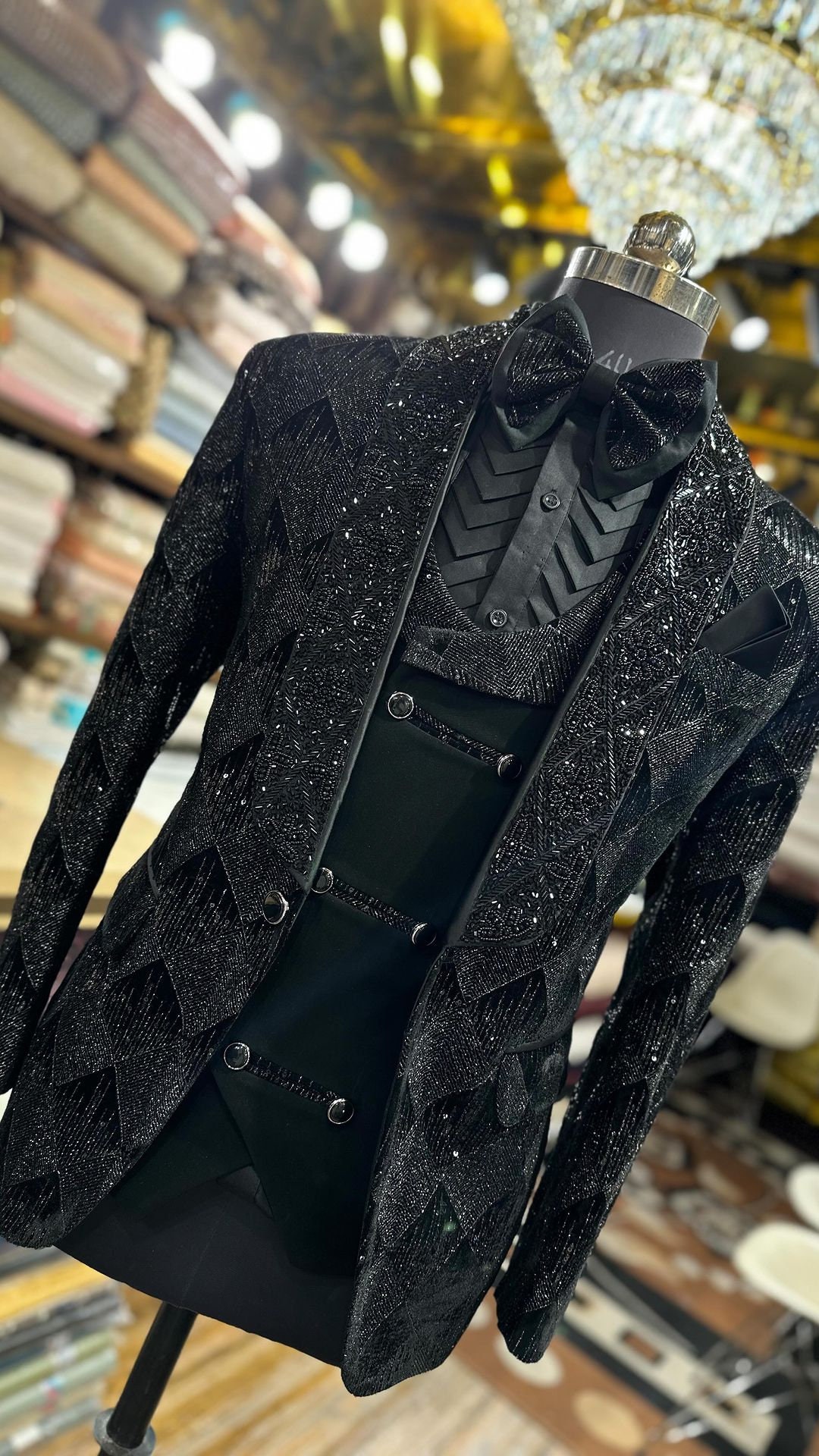 Embroidered Tux Jacket - Etsy Embroidered Tux Jacket - Etsy