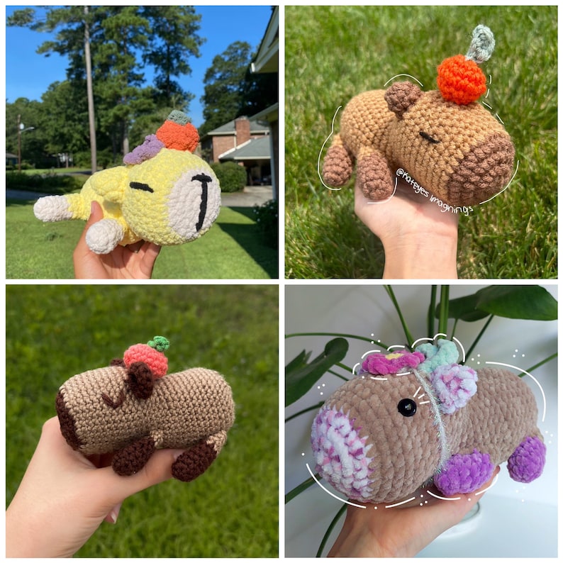 Crochet Capybara Pattern - Etsy