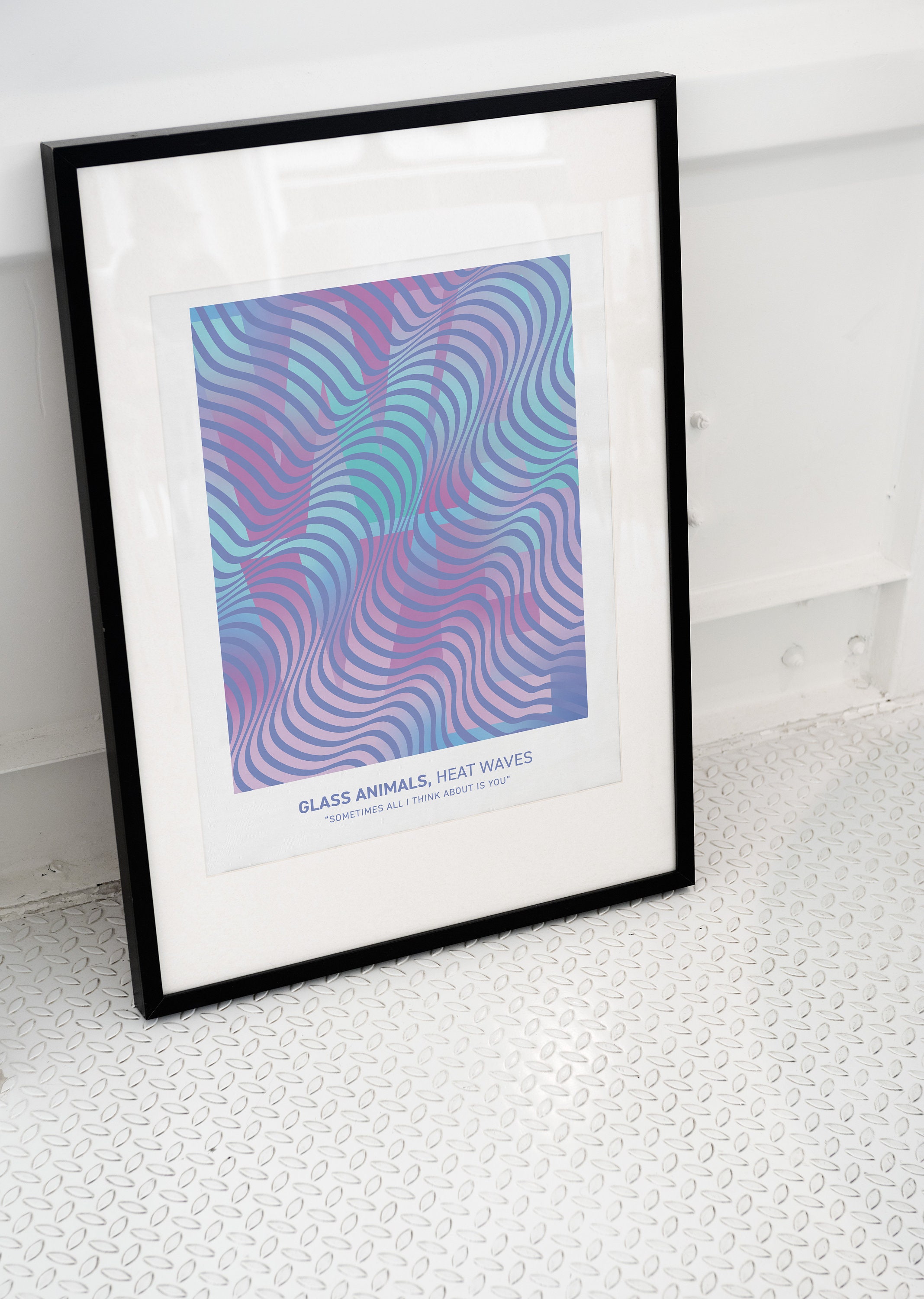 Heat Waves Glass Animals Poster - Etsy
