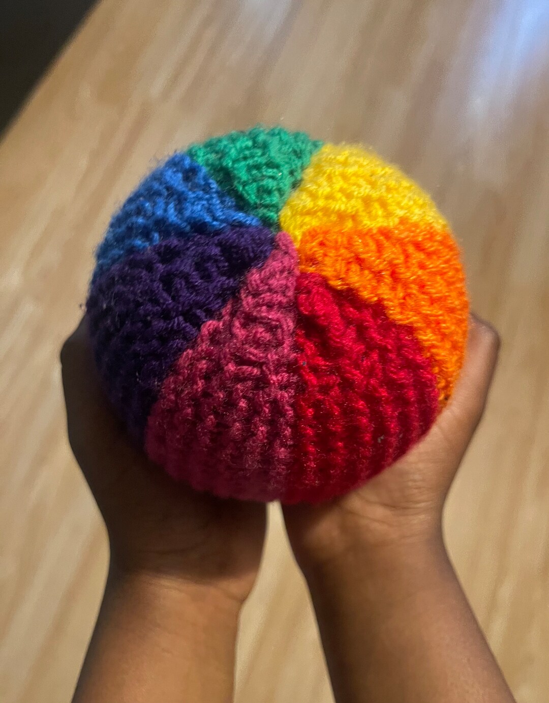 Stuffed Rainbow Ball Knitting Pattern - Etsy
