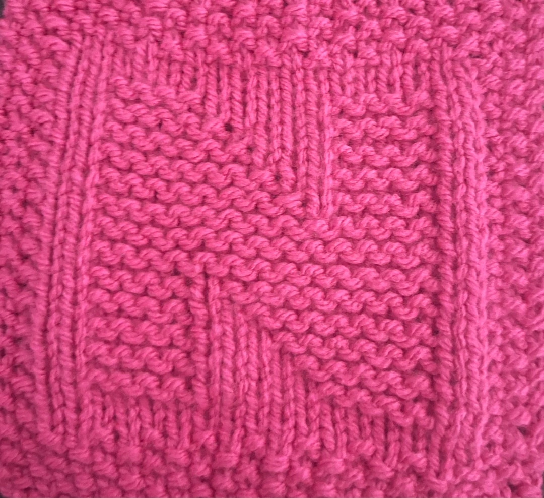 Afghan Square Letter ‘N’ Knitting Pattern - Etsy