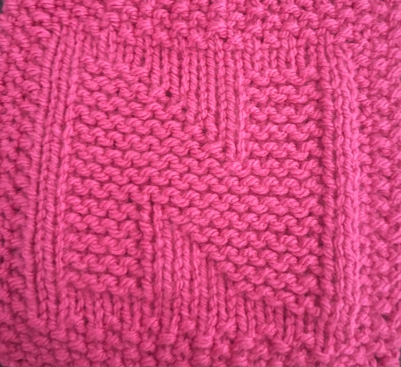 Afghan Square Letter ‘W’ Knitting Pattern - Etsy