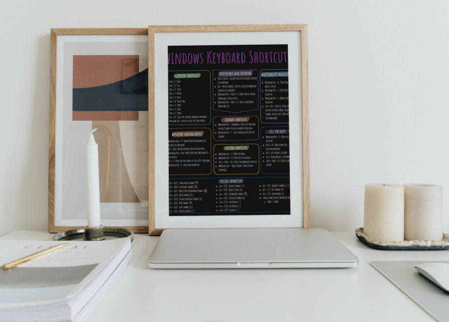 Windows Keyboard Shortcuts Digital Download Printable; DIGITAL PRODUCT ...