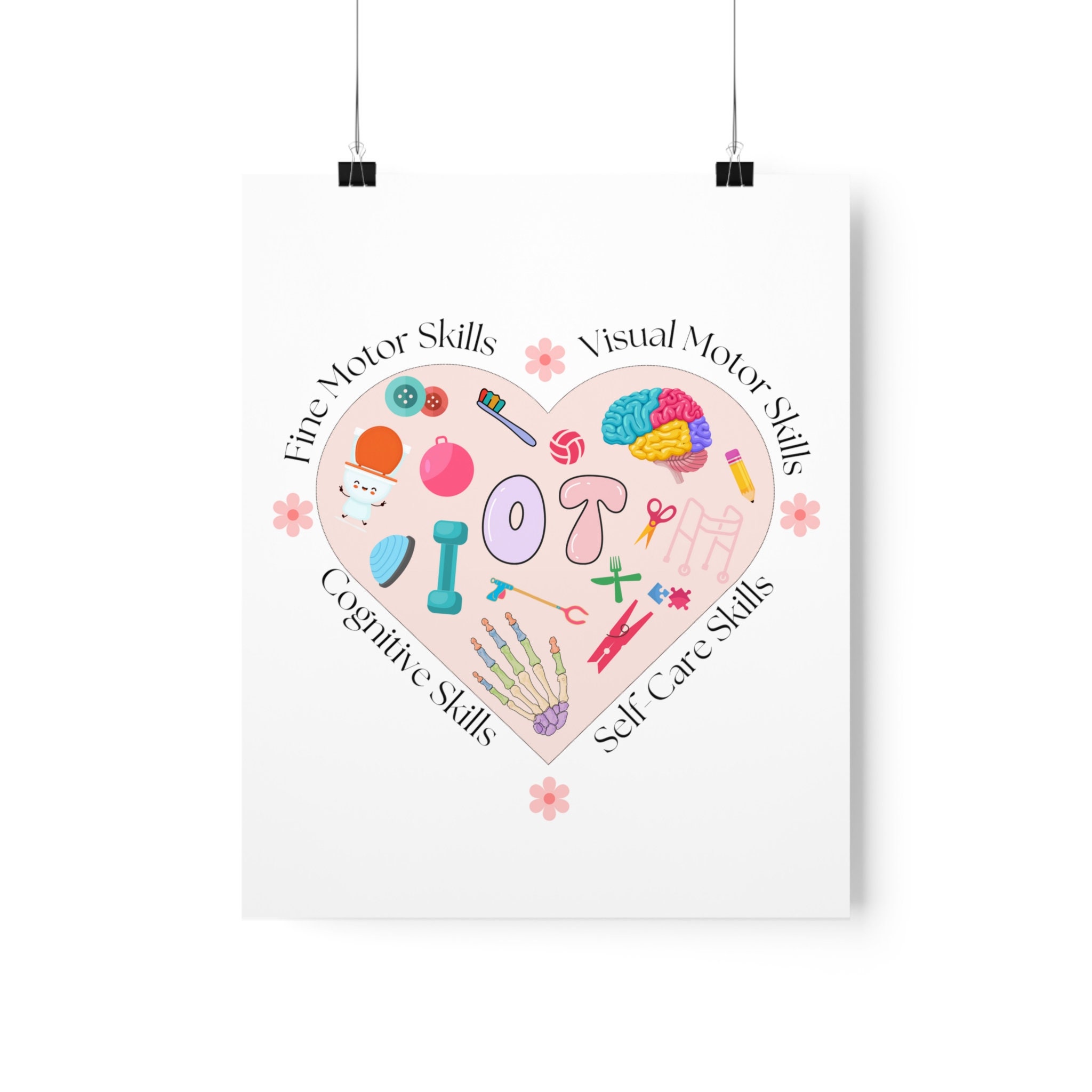 Occupational Therapy Poster, Premium Matte Vertical Posters, Therapy ...