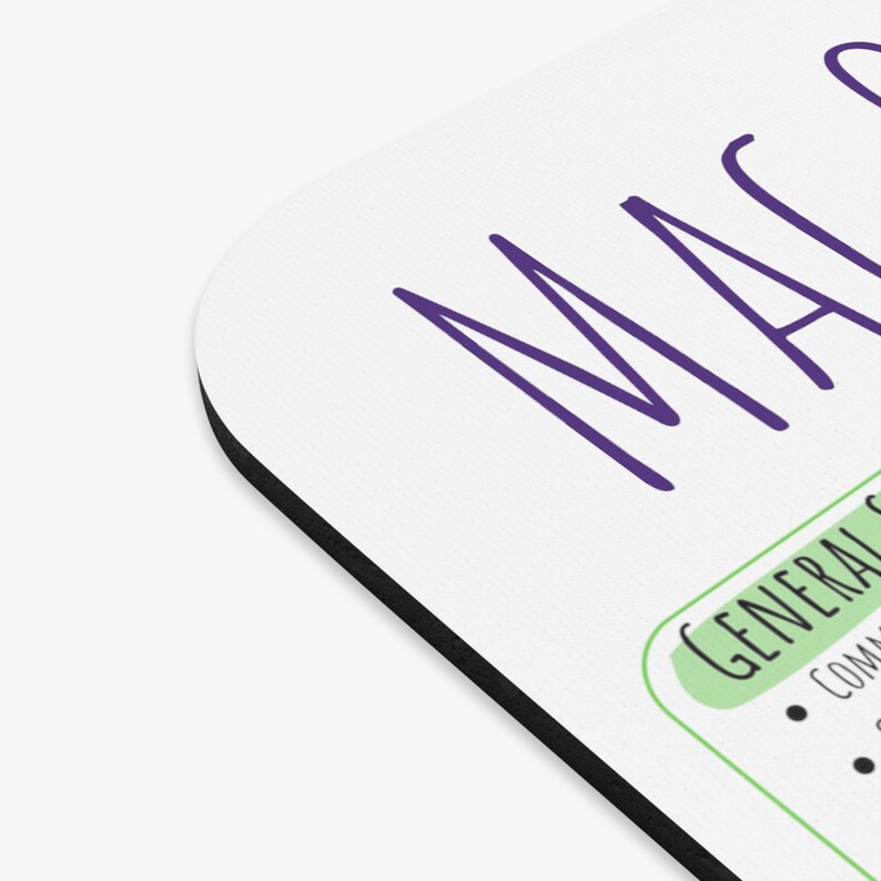 Mac Shortcuts Mouse Pad (rectangle), Keyboard Shortcuts, Cheat Sheet ...