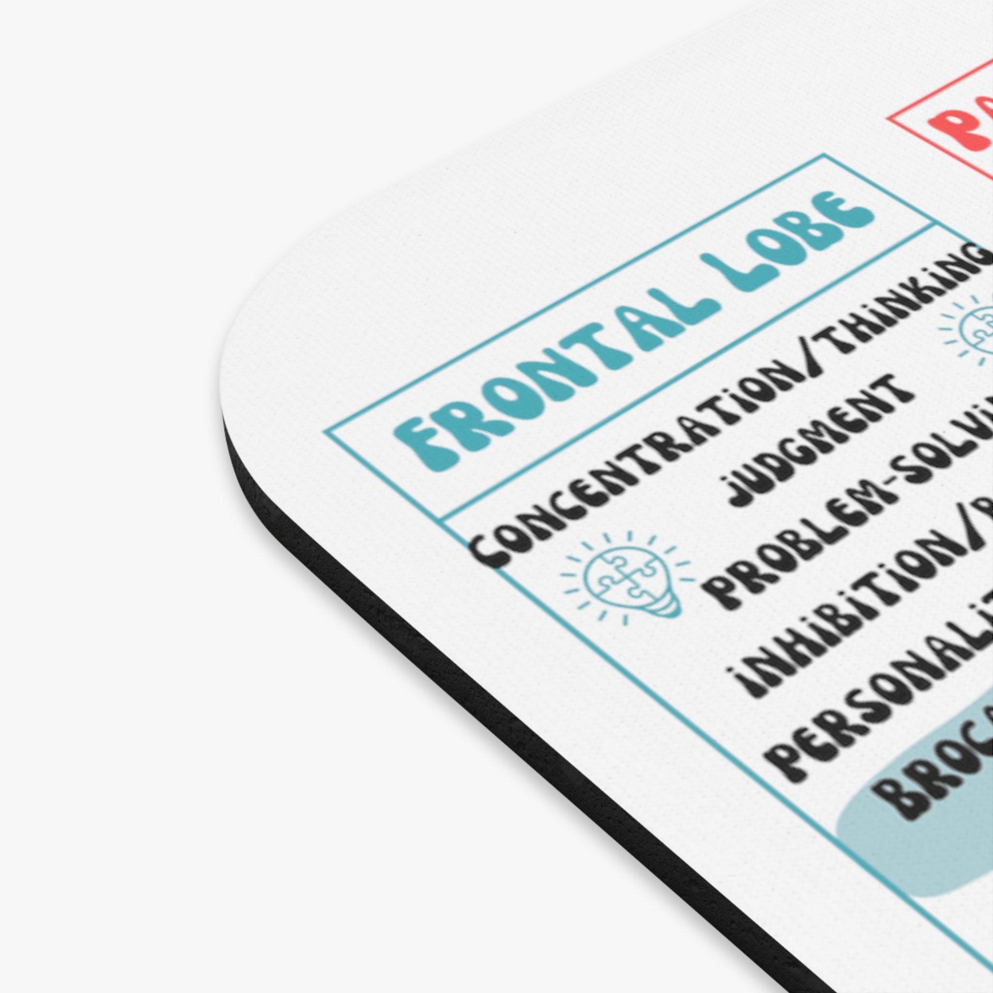 Brain Cheat Sheet Mouse Pad (rectangle), Healthcare Mouse Pad, Brain ...