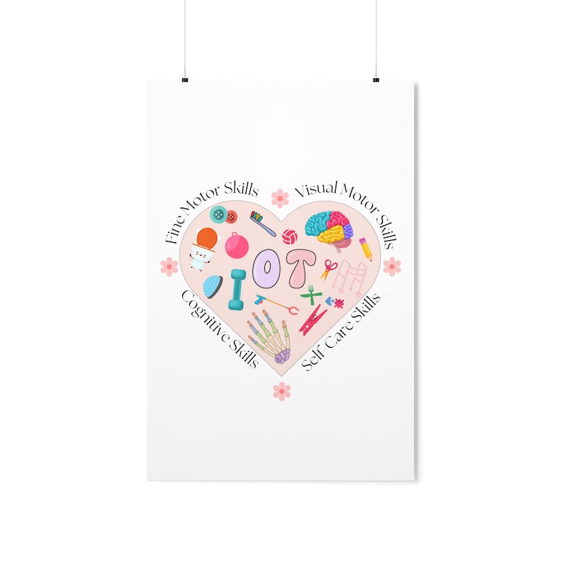 Occupational Therapy Poster, Premium Matte Vertical Posters, Therapy ...