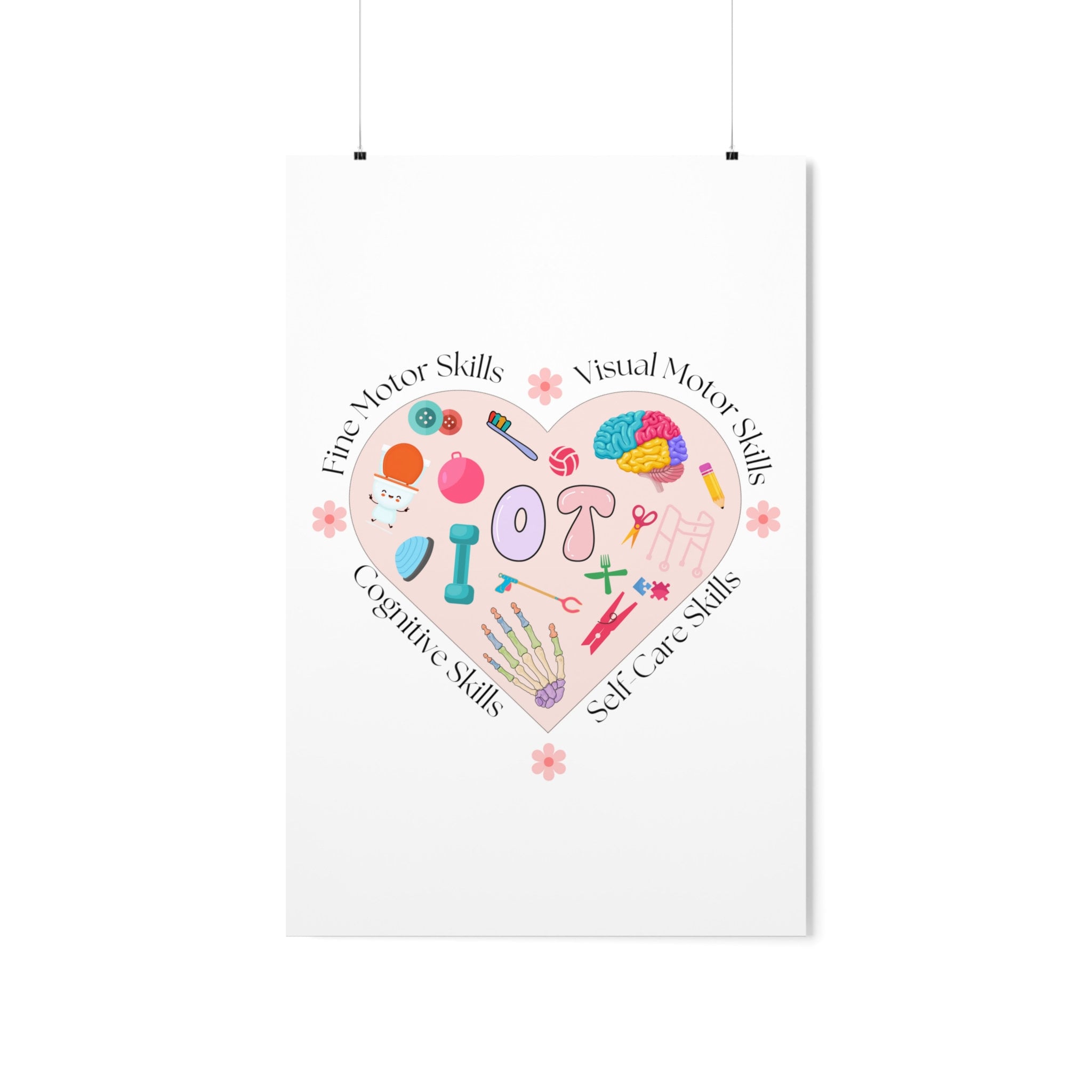 Occupational Therapy Poster, Premium Matte Vertical Posters, Therapy ...