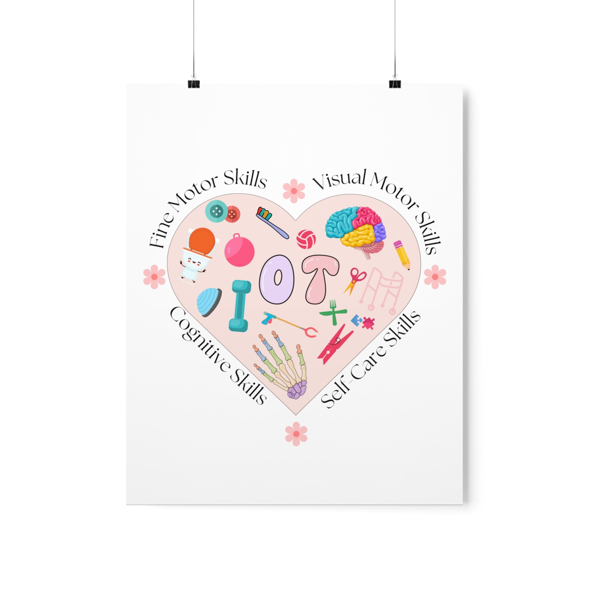 Occupational Therapy Poster, Premium Matte Vertical Posters, Therapy ...
