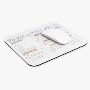Windows Keyboard Shortcuts Mouse Pad rectangle Blogger Freelancer ...