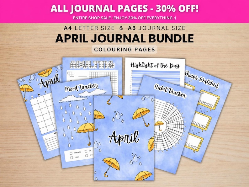 May 2026 Journal Bundle - New Theme for Each Month | 12 Months - 50 ...