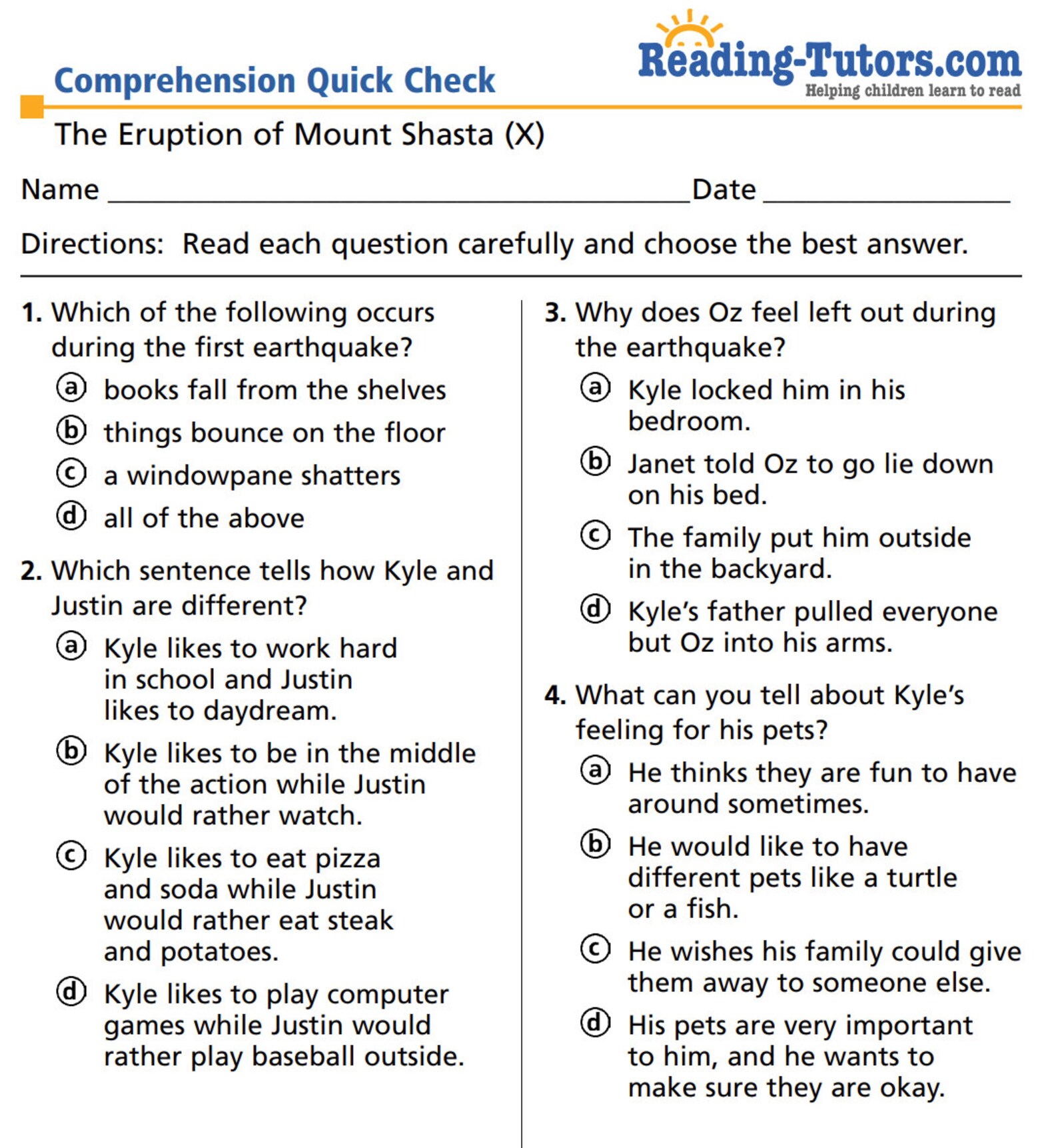 Raz Kids (gr. 3-6) Leveled Reading/literacy Comprehension Bundle ...