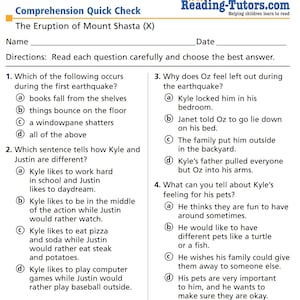 Raz Kids Leveled Reading Comprehension Bundle Gr. 3-6 | Passages ...