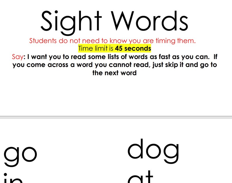 Literacy Skills Assessment: Core Applications (phonics-sightwords ...