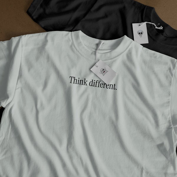 Think Different Apple T Shirt - Etsy