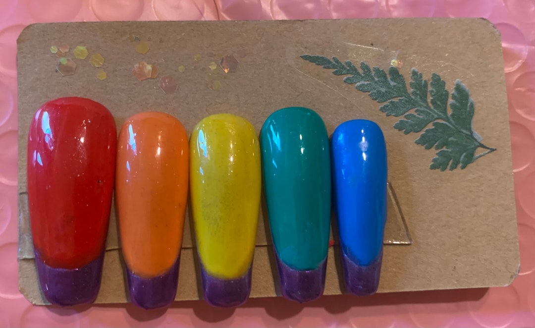 Pride Nails Etsy