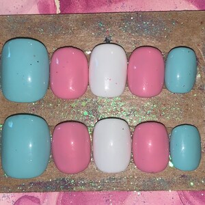 Transgender Flag Press on Nails - Etsy