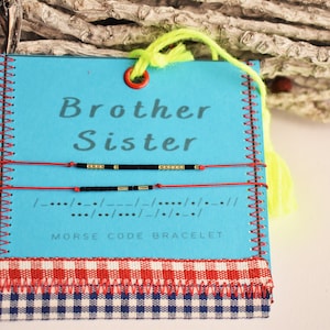 Brother and Sister Bracelet, Brother Protect Sister, Twin Sister ...