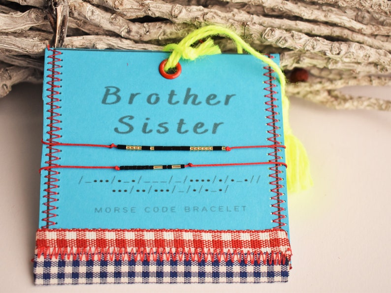 Brother and Sister Bracelet, Brother Protect Sister, Twin Sister ...
