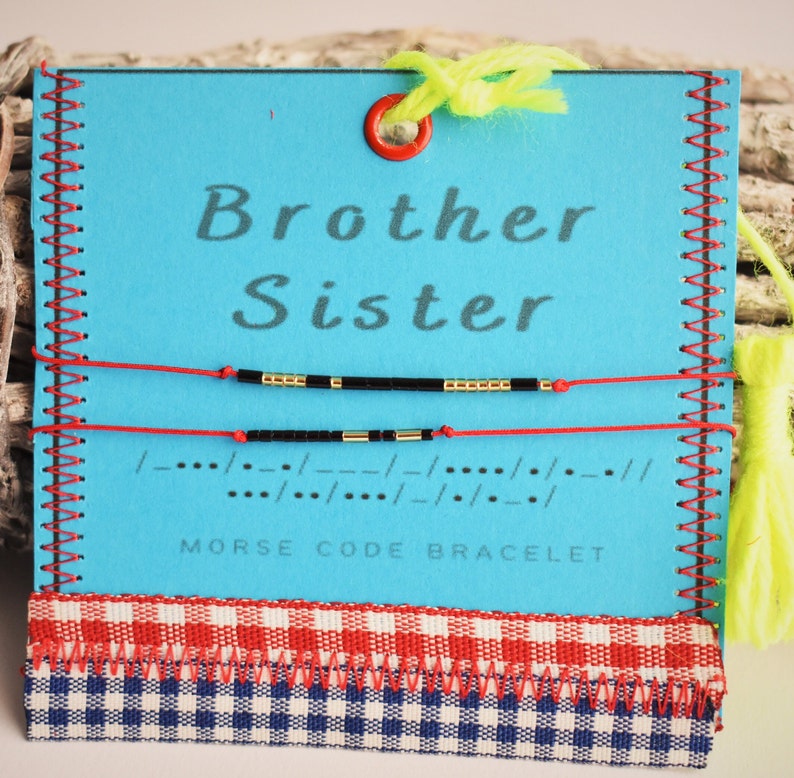 Brother and Sister Bracelet, Brother Protect Sister, Twin Sister ...