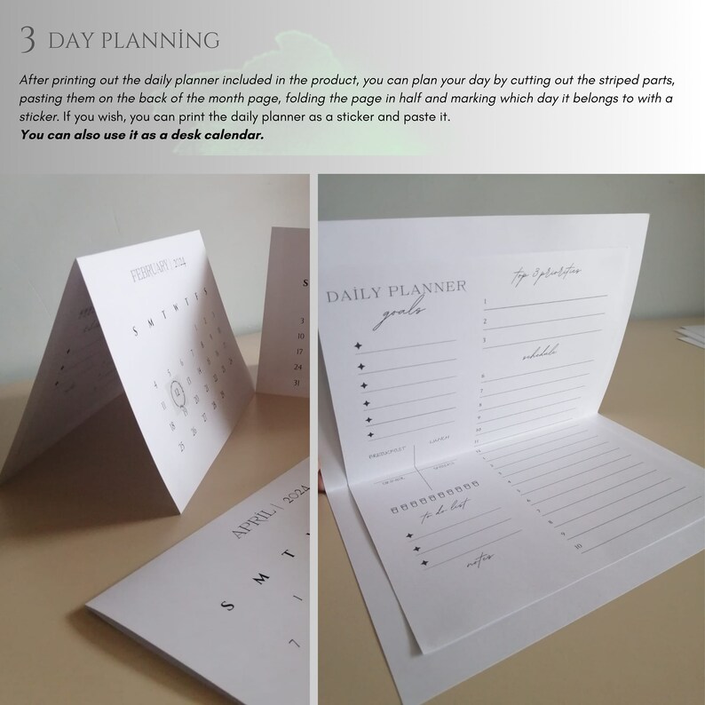 Customizable Calendar 2024, Printable DIY Gift, Custom Gift, Printable ...