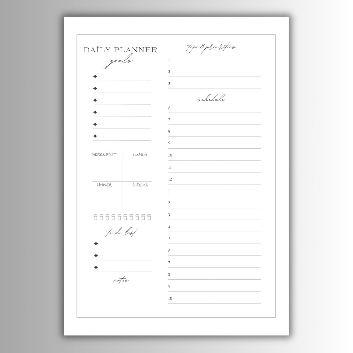 Customizable Calendar 2024, Printable DIY Gift, Custom Gift, Printable ...