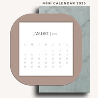 Mini Calendar - Etsy