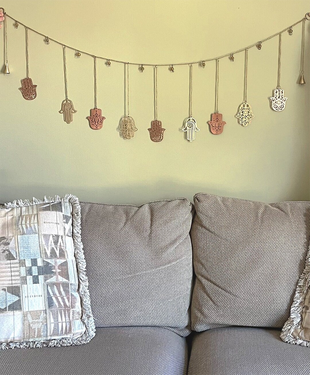Hamsa Hand Garland: Boho Home & Garden Decor - Etsy