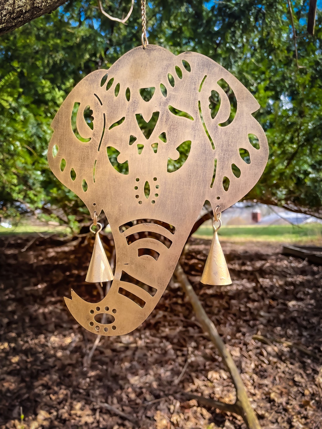 Golden Ganesha Chime - Etsy