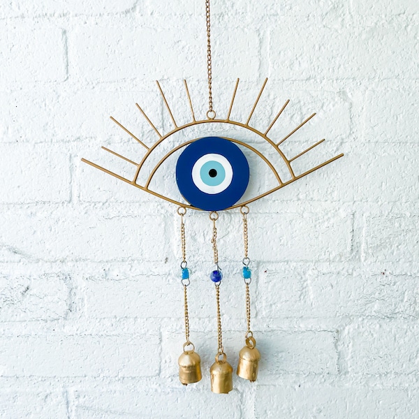 Evil Eye Wind Chime - Etsy