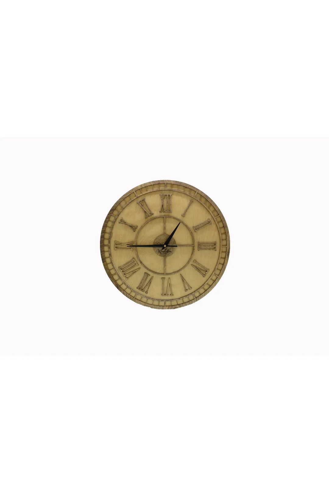 Roman Numerals Wooden, Modern Wall Clock, Wall Clock With Numbers ...