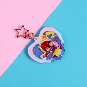 Splat Idols Deep Cut Cute Heart Keychain Splatoon 3 - Etsy