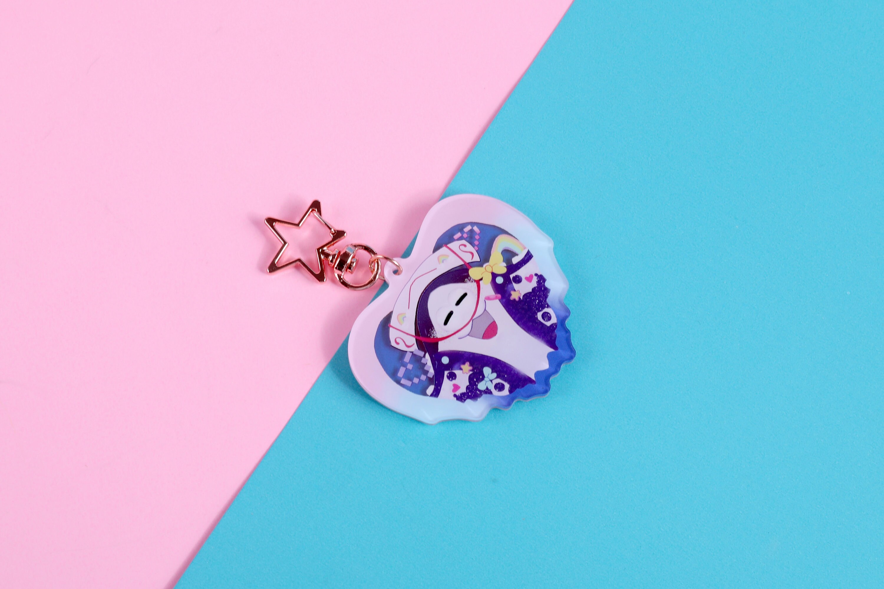 Splat Idols Deep Cut Cute Heart Keychain Splatoon 3 - Etsy