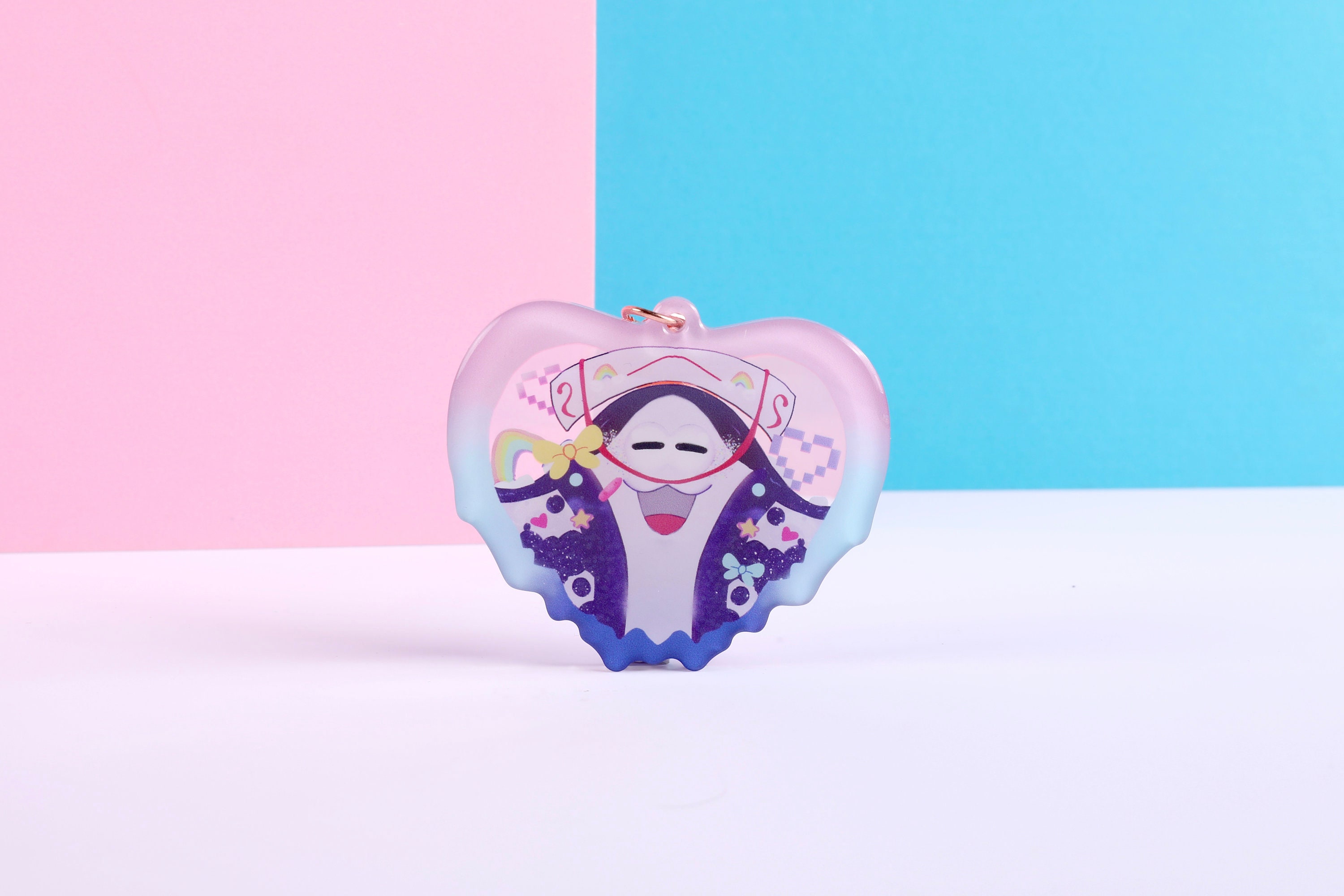 Splat Idols Deep Cut Cute Heart Keychain Splatoon 3 - Etsy