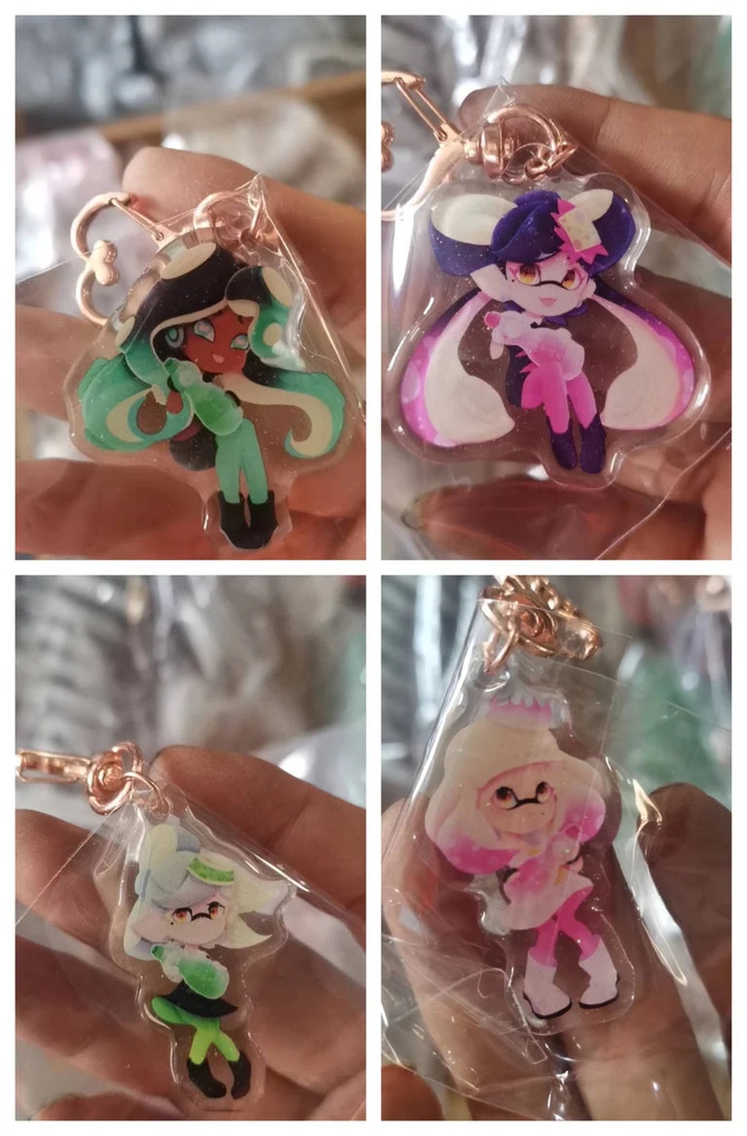 Cute Splat Idol Keychains Ramune - Etsy
