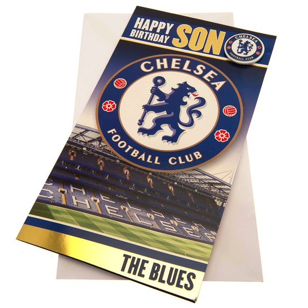 Chelsea Fc Birthday Card - Etsy