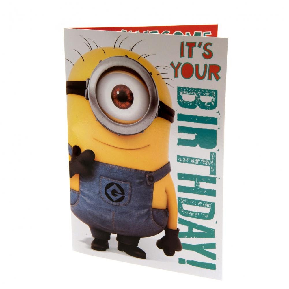 Despicable Me Minions Birthday Card