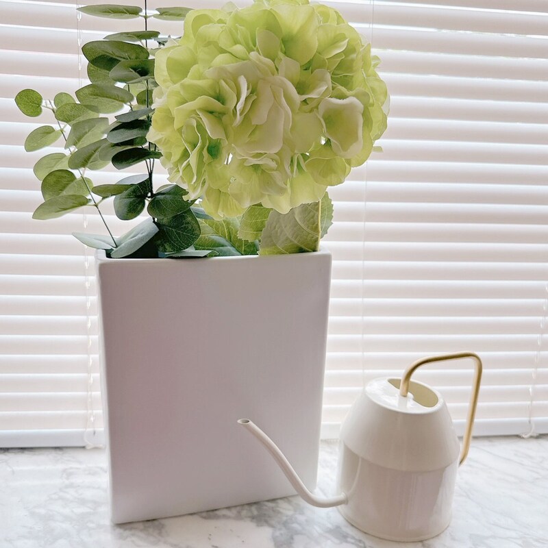 White Ceramic Vase - Etsy