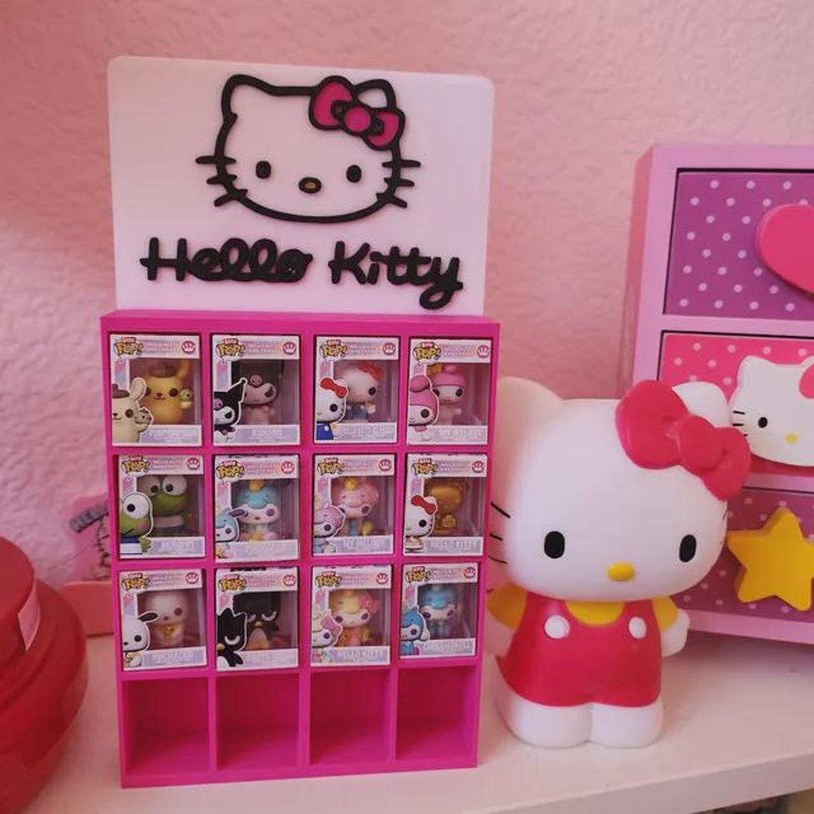 Funko Bitty Pop Display Shelf – Holds 16 Mini Figures | 3D Printed ...