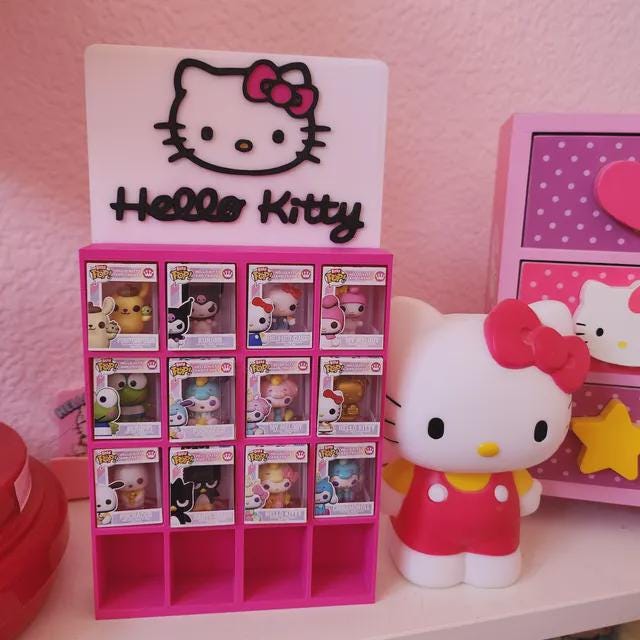 Funko Bitty Pop Display Shelf – Holds 16 Mini Figures | 3D Printed ...