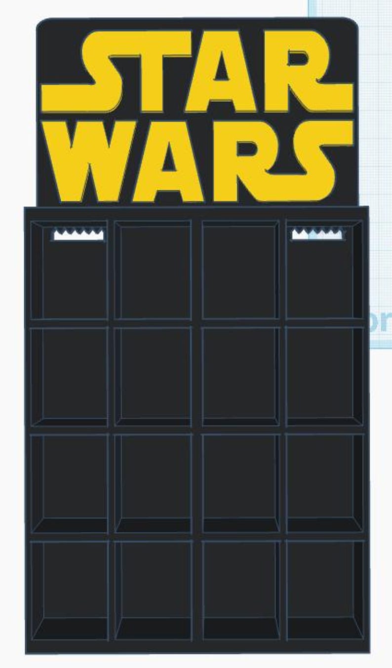 Funko Bitty Pop Display Shelf – Holds 16 Mini Figures | 3D Printed ...