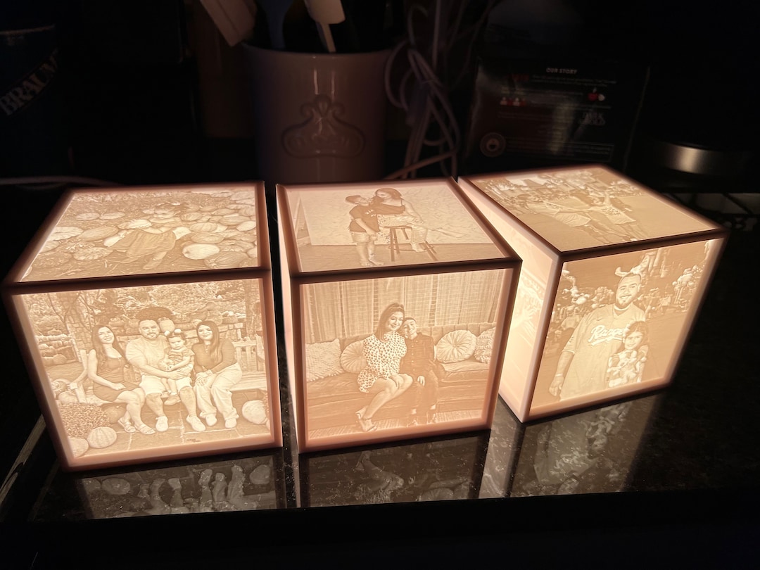Custom 3D Printed Light Box - Etsy