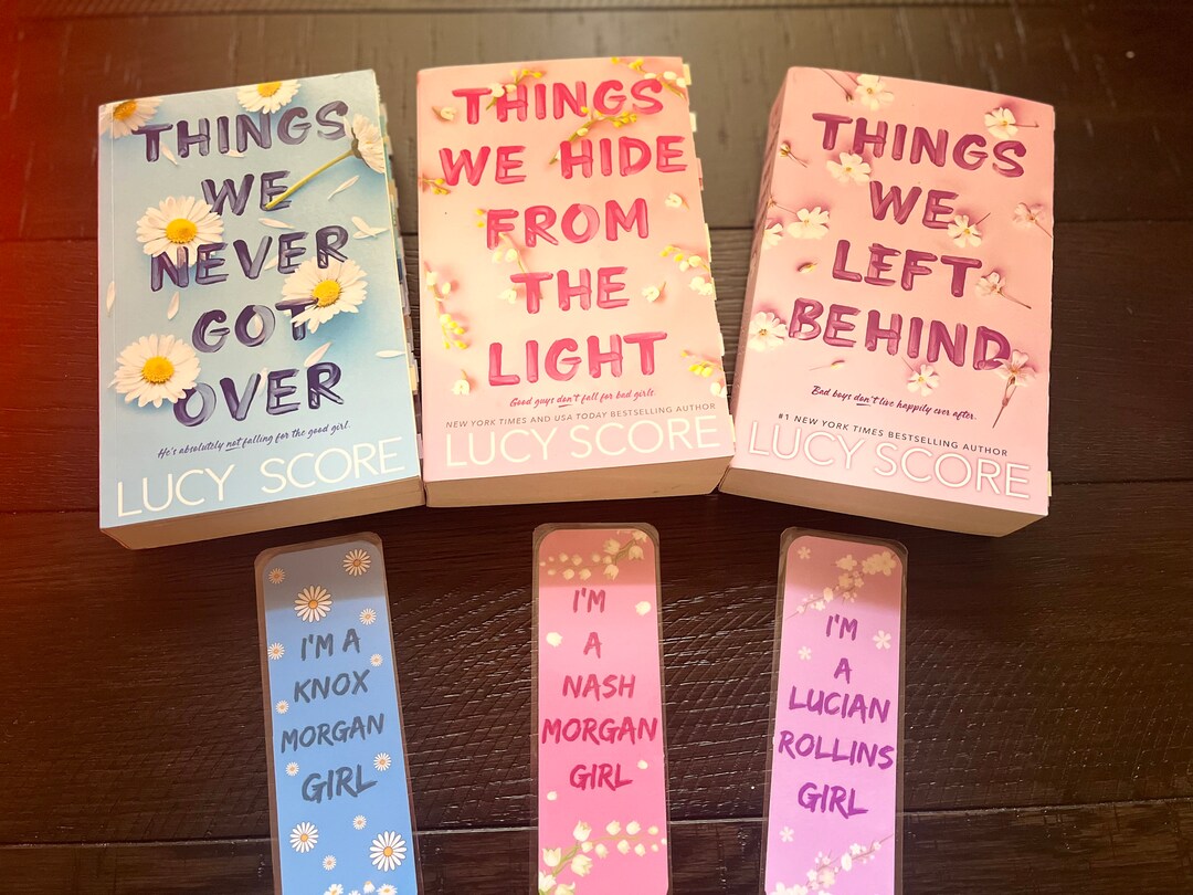 Knockemout Series by Lucy Score Inspired Bookmarks - Etsy