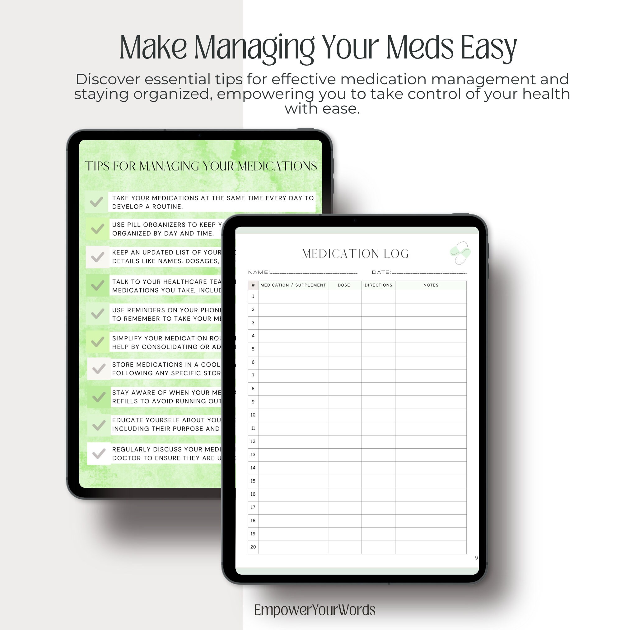 Personal Medical Journal Digital Journal Health Journal Patient ...