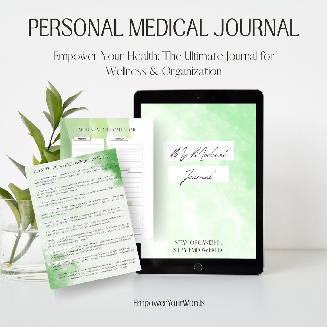 Personal Medical Journal | Digital Journal | Health Journal | Patient ...