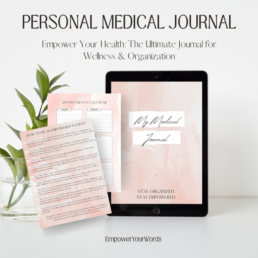 Personal Medical Journal | Digital Journal | Health Journal | Patient ...