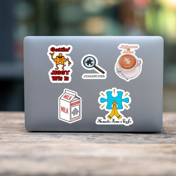 Puzzle Stickers - Etsy