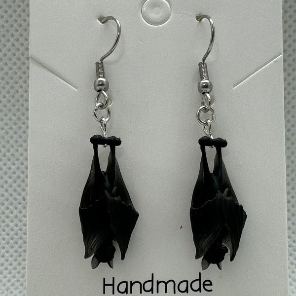 Bat Earrings - Etsy