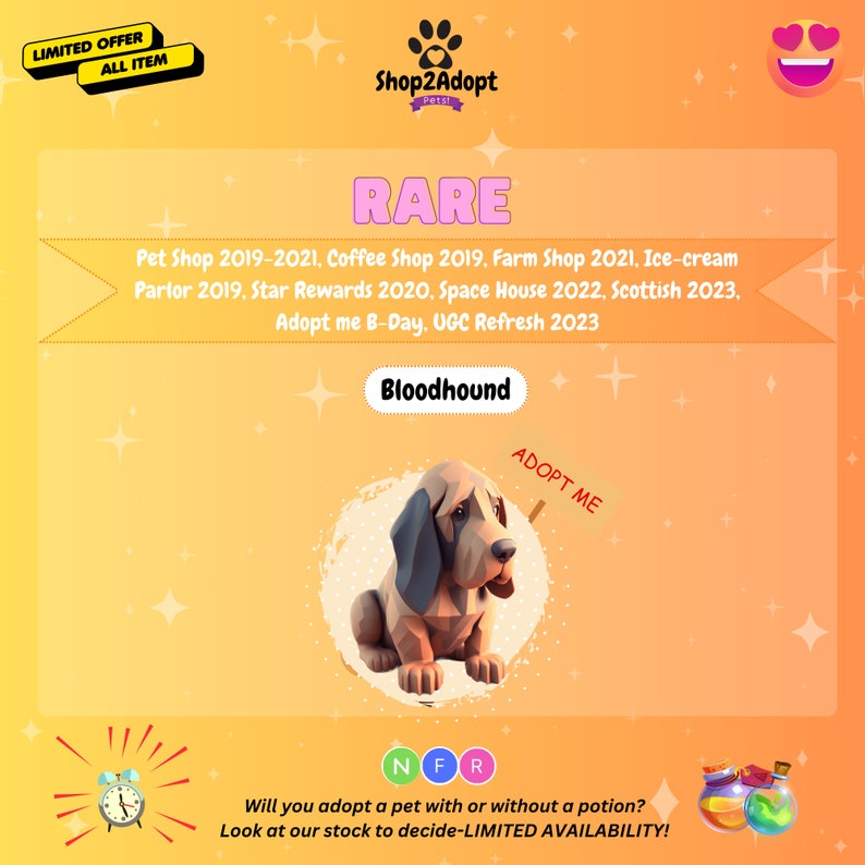 Roblox Adopt Me Pets NFR Neon Fly Ride Entrega rápida - Etsy México