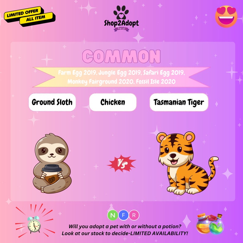 Roblox Adopt Me Pets NFR Neon Fly Ride Legendary Fast Delivery - Etsy UK